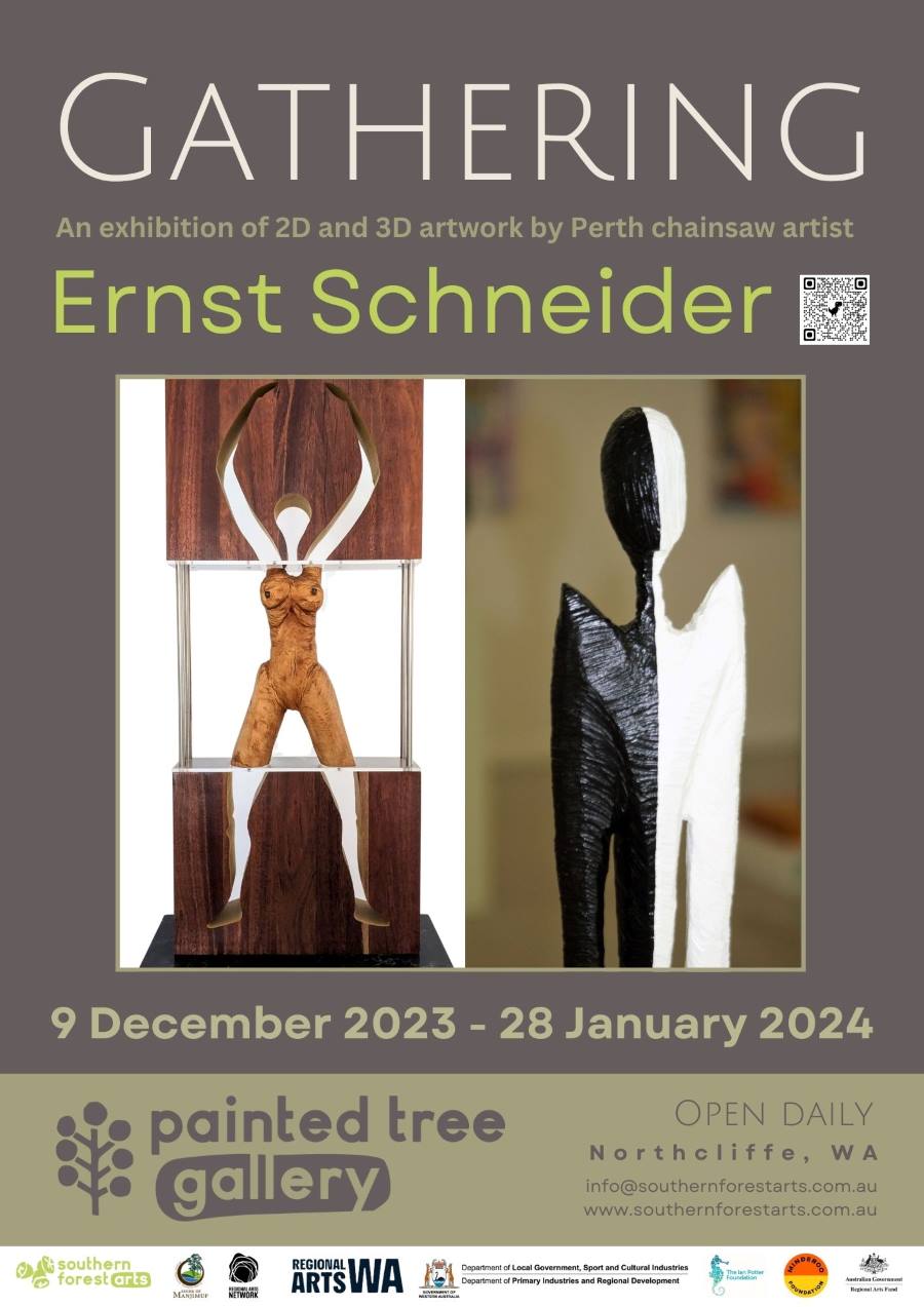 Art Exhibition: Gathering - by Perth Chainsaw Artist Ernst Schneider ...
